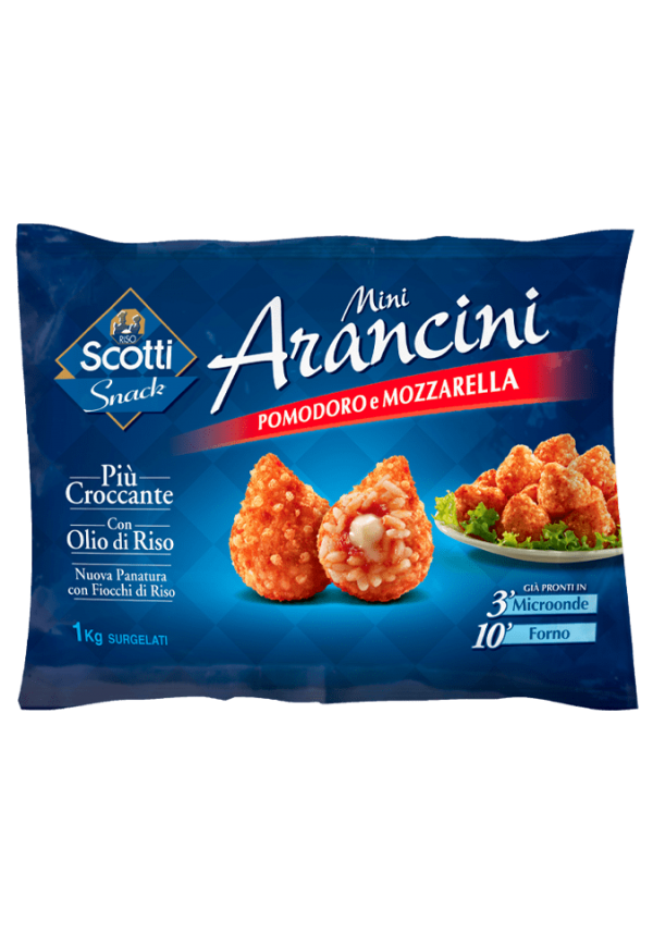 Arancini pomodoro e mozzarella – Riso Scotti Snack