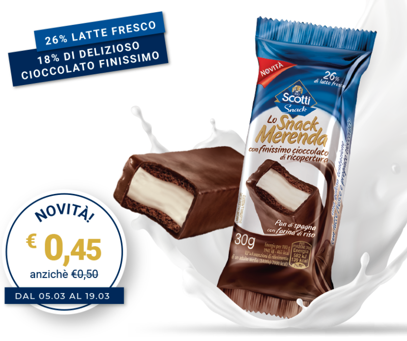Riso Scotti Snack – Prodotti a base riso unici, buoni, salutari